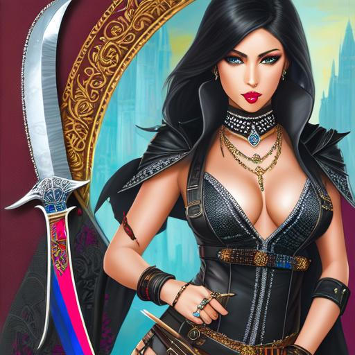 2023 02 16 Assassin Girl With Dagger Sword 4 By Addictingjava On