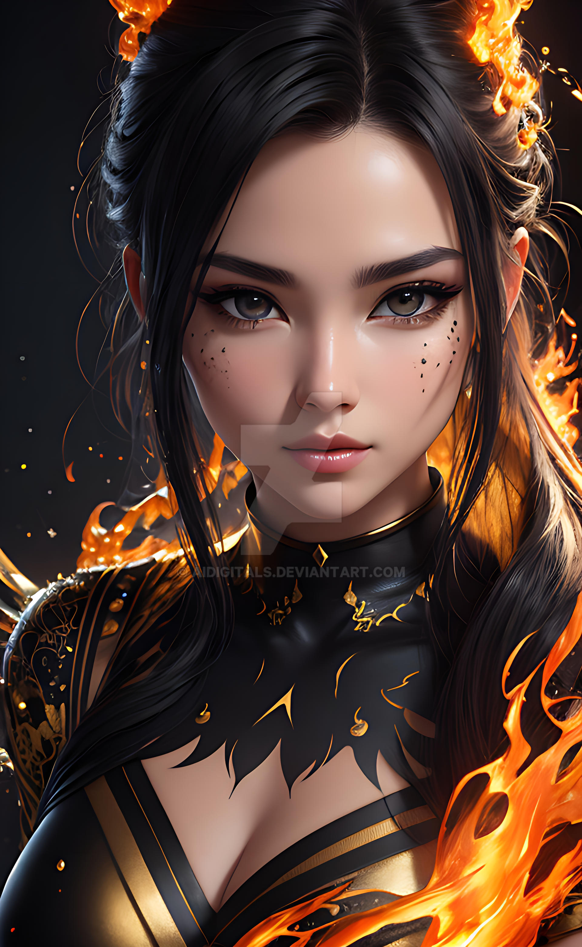 Cute Pika Girl Fire By Aidigitals On Deviantart