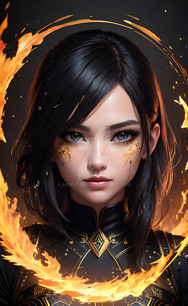 Cute Pika Girl Fire By Aidigitals On Deviantart