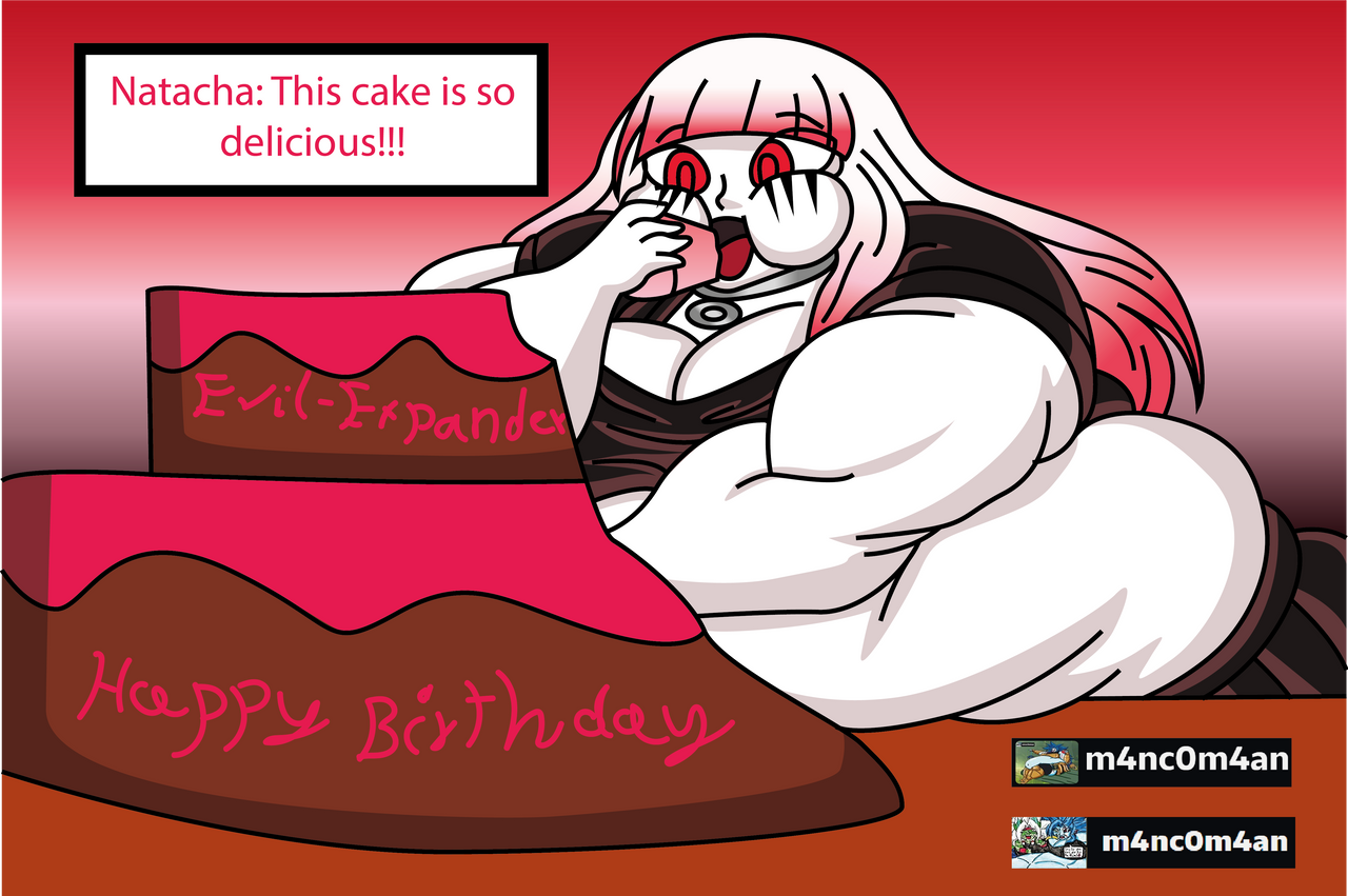 Natacha Eating Her Cake By M4nc0m4an On Deviantart