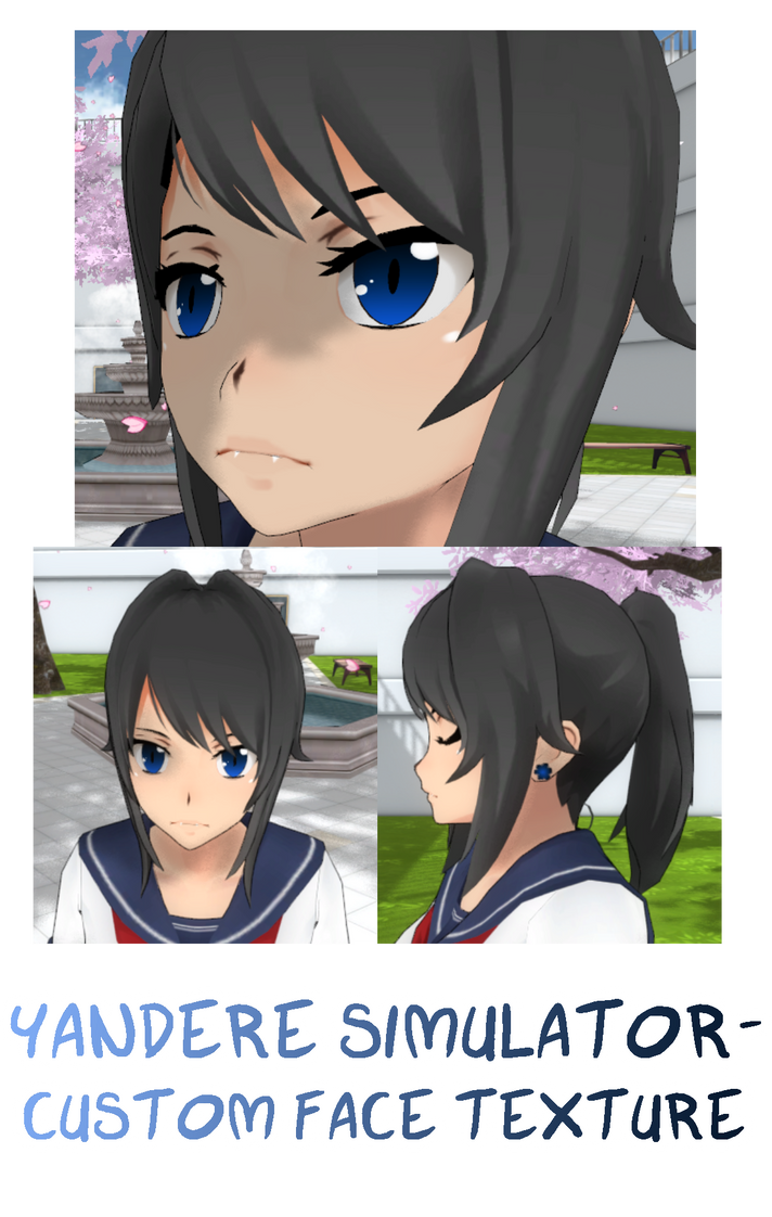Yandere Simulator- Custom Face Texture by ImaginaryAlchemist on DeviantArt Yandere Simulator- Custom Face Texture by ImaginaryAlchemist on DeviantArt