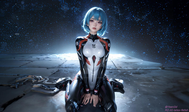 Ayanami Rei Wallpaper 002 By M2 Ai Latex Fetish On Deviantart
