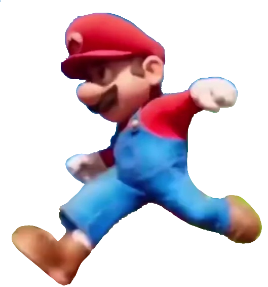 Mario Prepares To Jump Movie Versionpng By Princesscreation345 On Deviantart