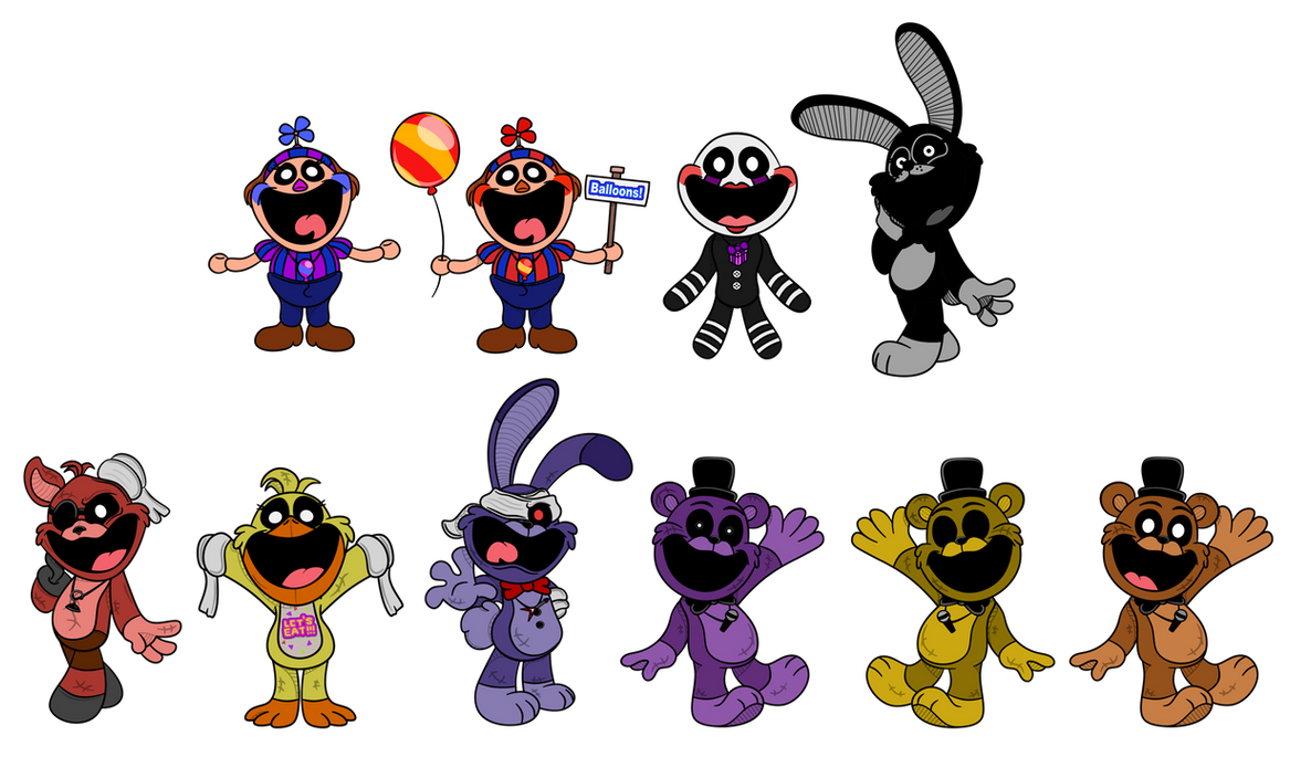 FNAF 2 Animatronics as Smiling Critters (Part 2) by YuYu-Bi on DeviantArt FNAF 2 Animatronics as Smiling Critters (Part 2) by YuYu-Bi on DeviantArt