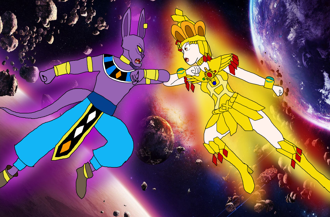 Beerus Vs Sailor Galaxia By Dbranger09 On Deviantart