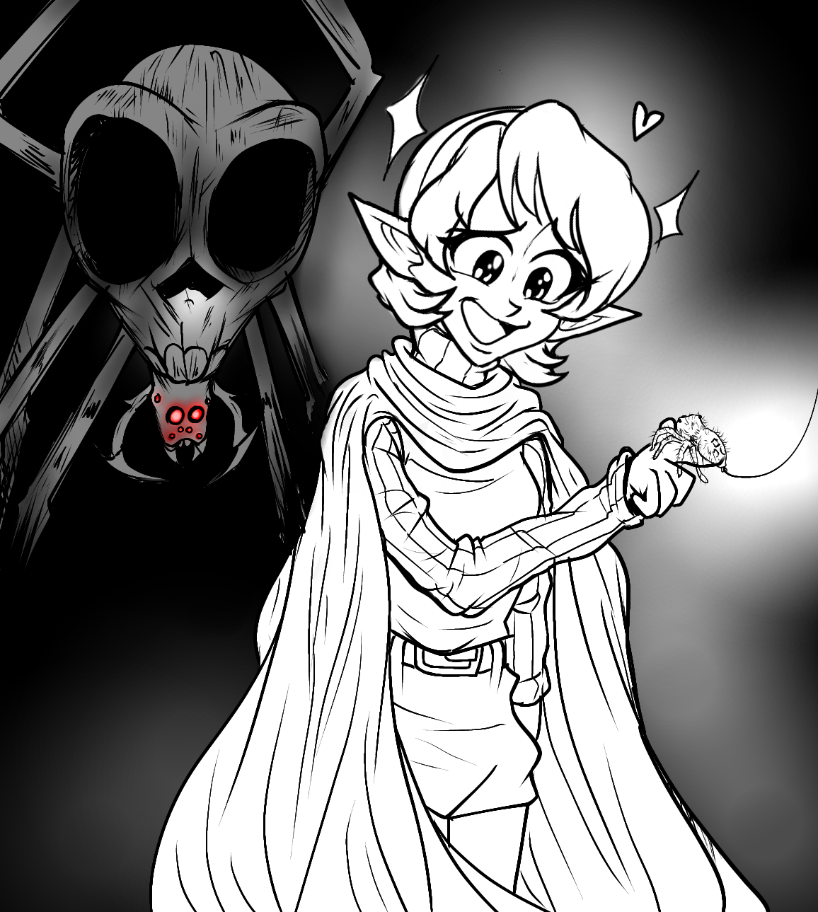 Saria And The Skulltula By Tsebii On Deviantart