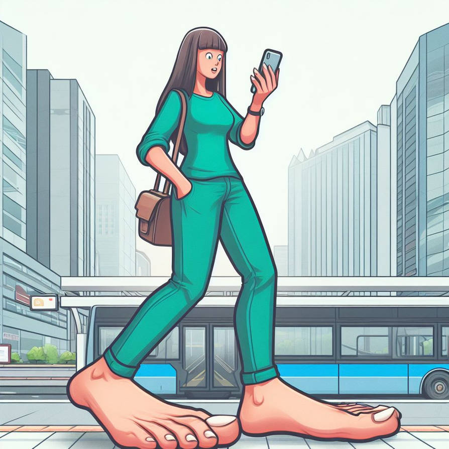 Mini Giantess Big Feet Ai By Katitatiwa On Deviantart
