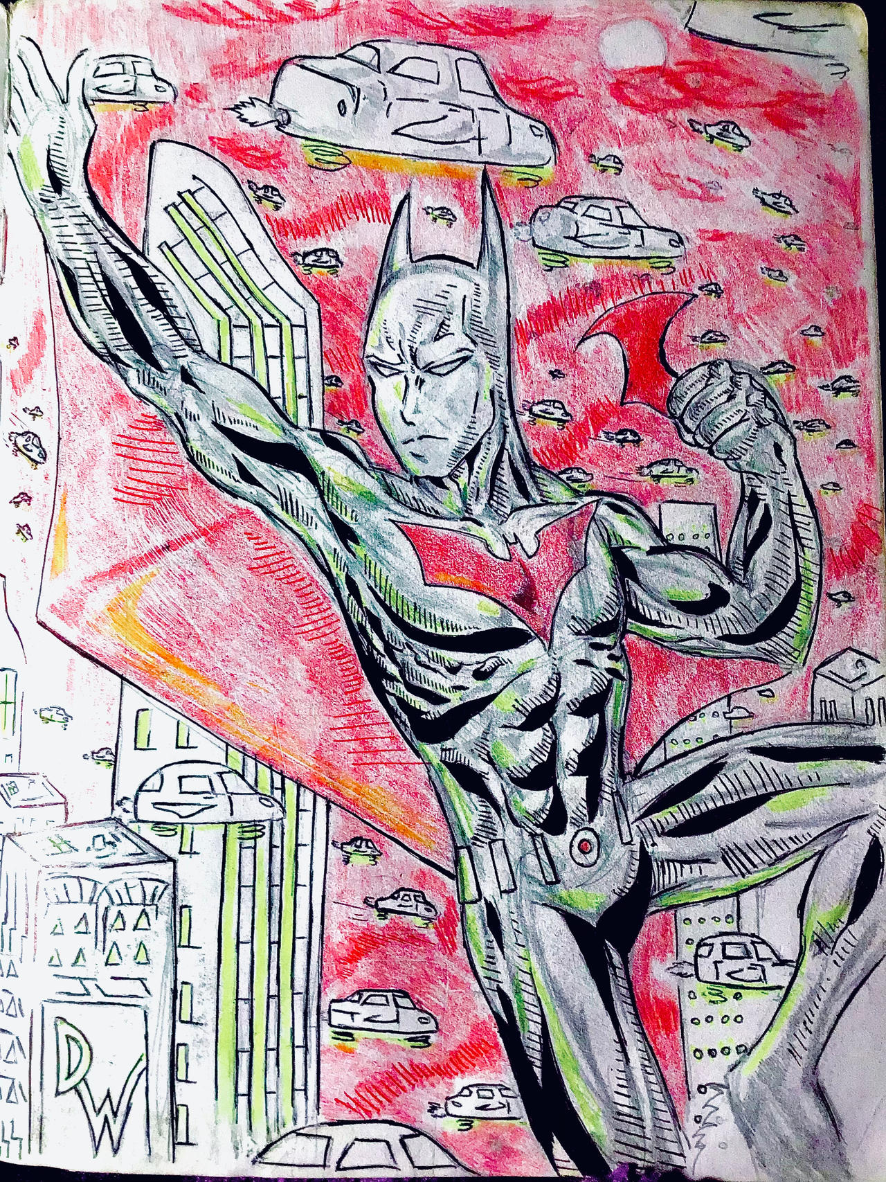 Batman Beyond Soars By Kreativedrk On Deviantart