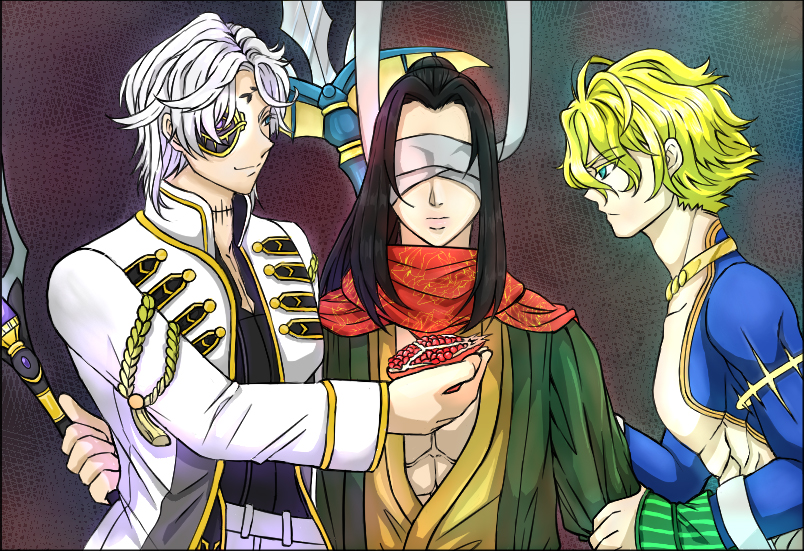 Hades X Sasaki X Poseidon By Ngocmylux On Deviantart