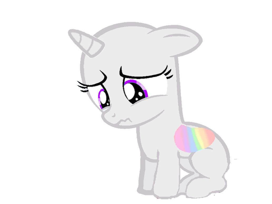 Mlp Sad Base 1 By Lightningsunyt On Deviantart