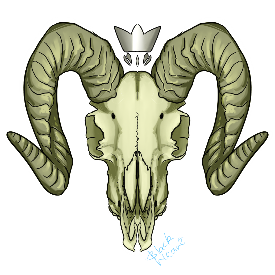 Ram Skull By Blackheartthedragon On Deviantart
