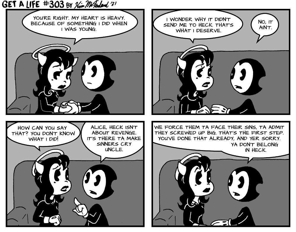 Bendy And Alice Angel In Get A Life 303 By Negaduck9 On Deviantart