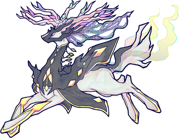 Alternative Skin Of Xerneas By Archer Ko On Deviantart