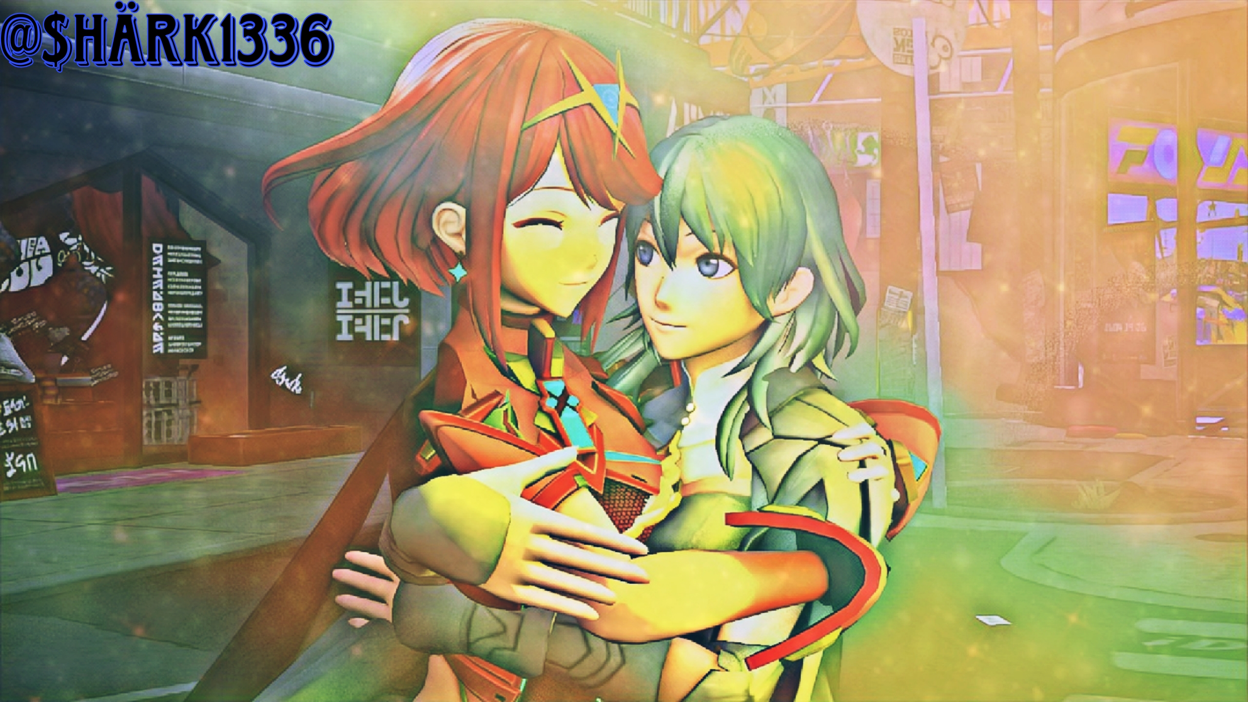Pyra And Byleth Hug By Princessbyleth On Deviantart