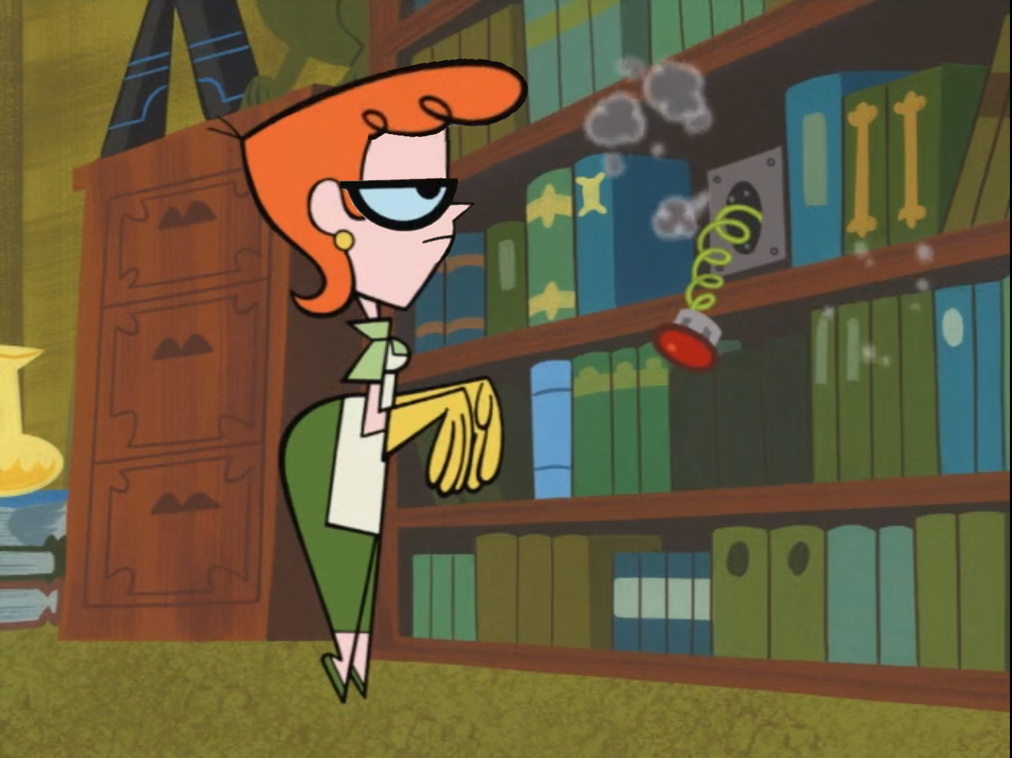 Mama Dexter Cant Get In Her Lab By Benderjam On Deviantart