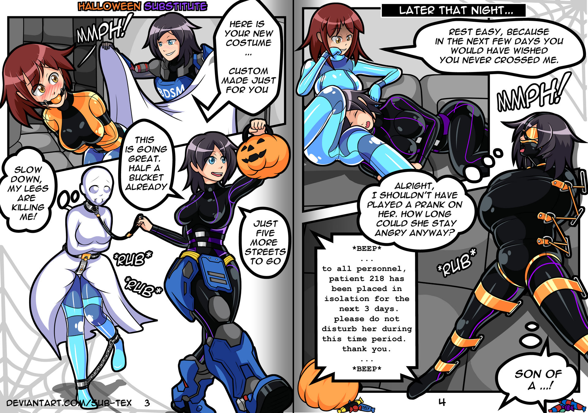 Halloween Substitute Comic Part 2 By Sub Tex On Deviantart