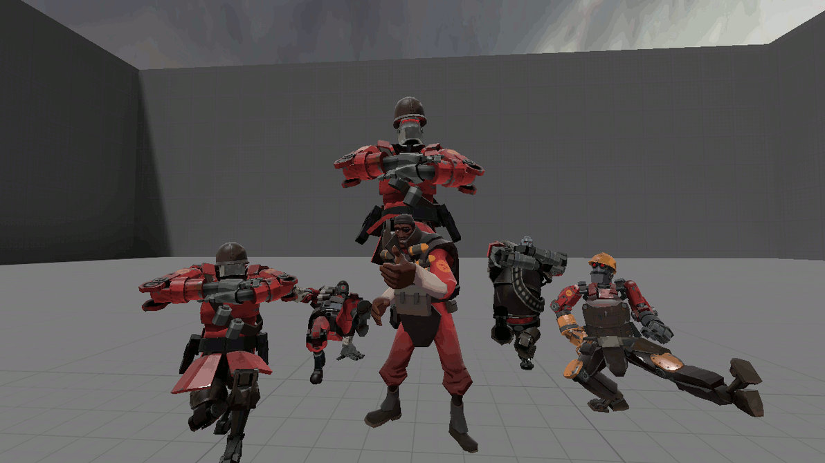 Test Demoman And Robots Dancing Sfm By Orangeinklingknight On Deviantart