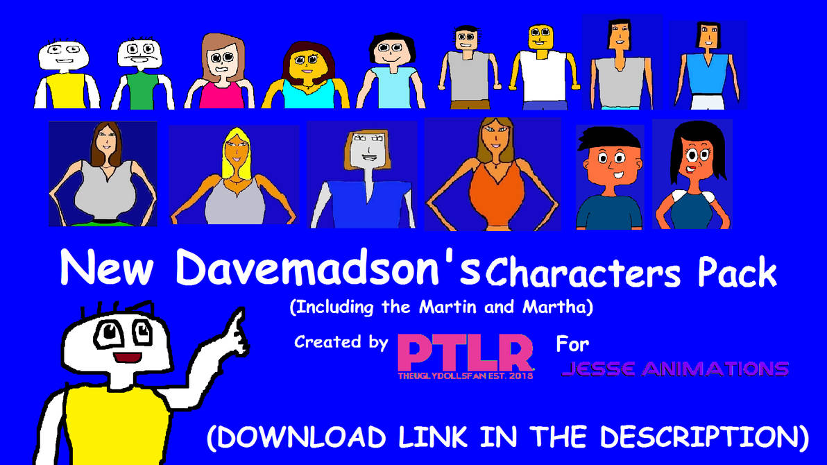 New Davemadsons Characters Pack By Alnahya On Deviantart
