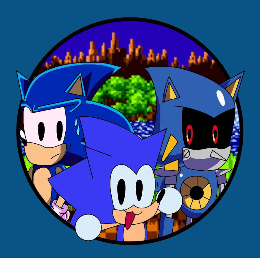 Sonic el erizo, Metal sonic y sonk.rom by Bastia8 on DeviantArt Sonic el erizo, Metal sonic y sonk.rom by Bastia8 on DeviantArt