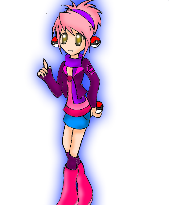 Pokemon Trainer Girl By Meimi The Fox On Deviantart