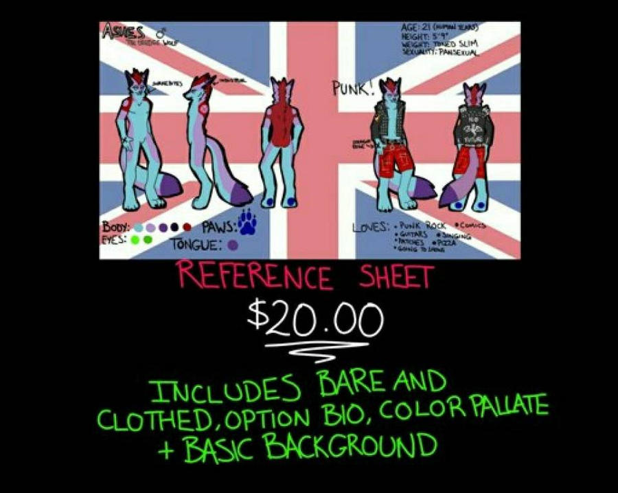 REFERENCE SHEET PRICES by MyChemWolf96 on DeviantArt REFERENCE SHEET PRICES by MyChemWolf96 on DeviantArt