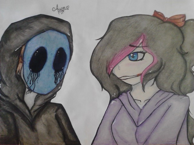 Eyeless Jack X Nina The Killer By Auralucariop On Deviantart