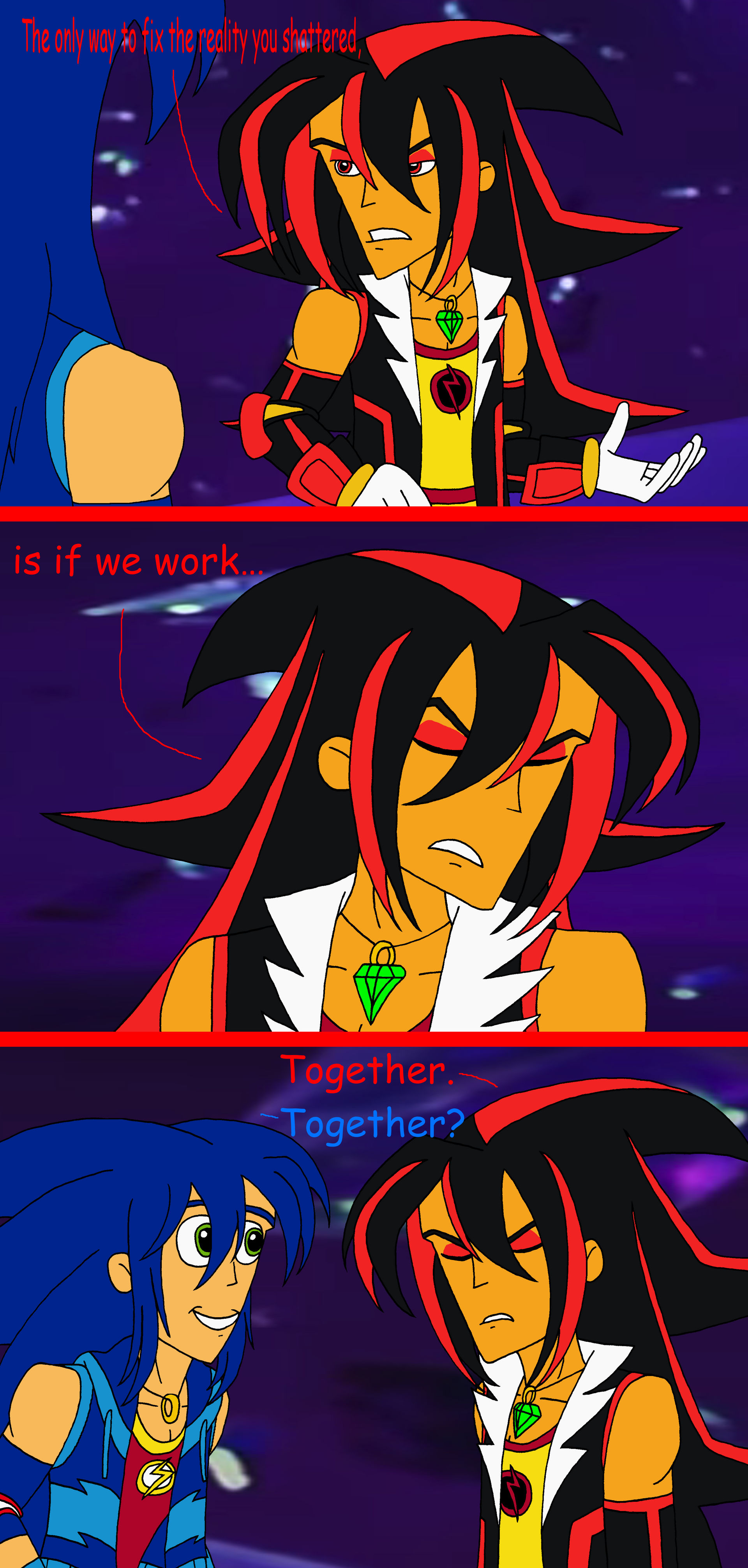 Human Sonic Prime Well Have To Work Together By Sup Fan On Deviantart