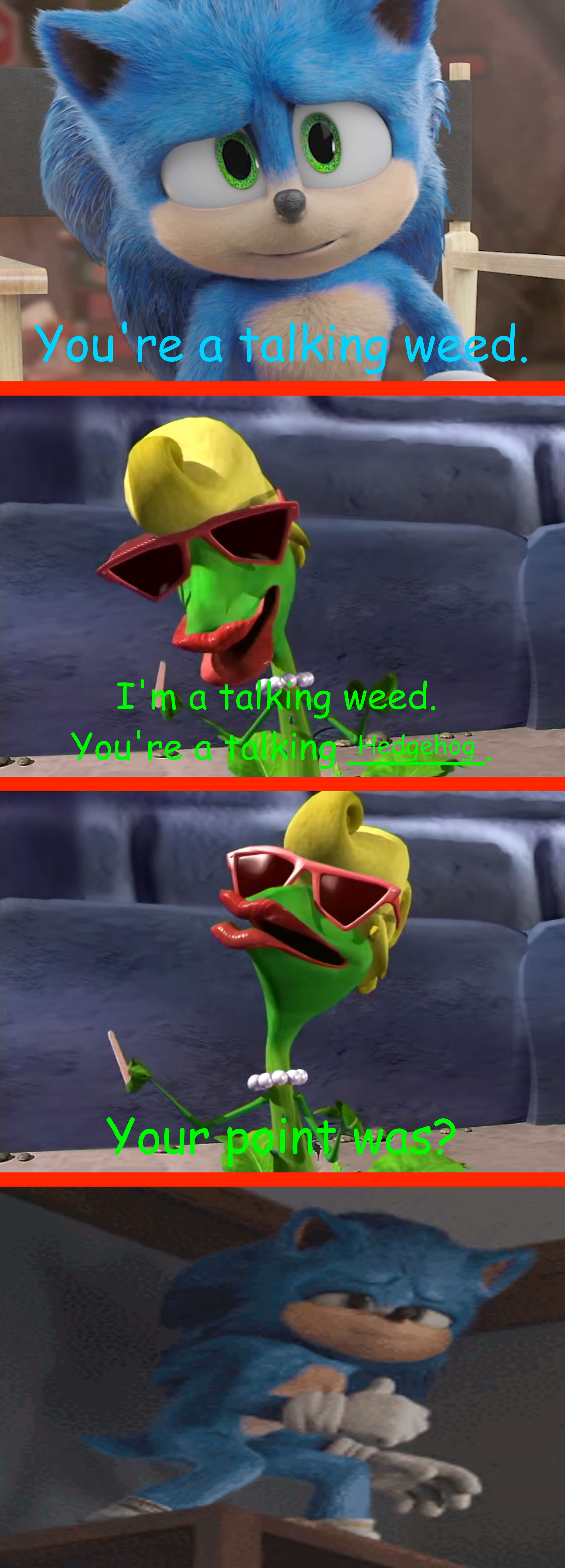 Movie Sonic meets The Rumor Weed by SUP-FAN on DeviantArt Movie Sonic meets The Rumor Weed by SUP-FAN on DeviantArt