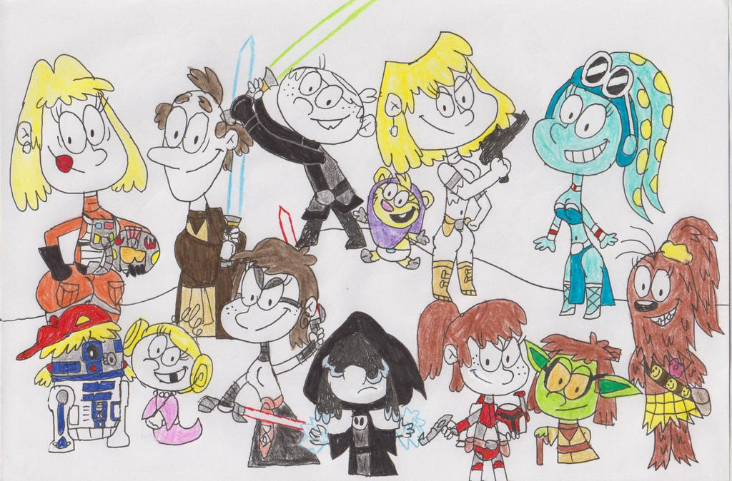 The Loud House Starwars By Maksutersoy On Deviantart