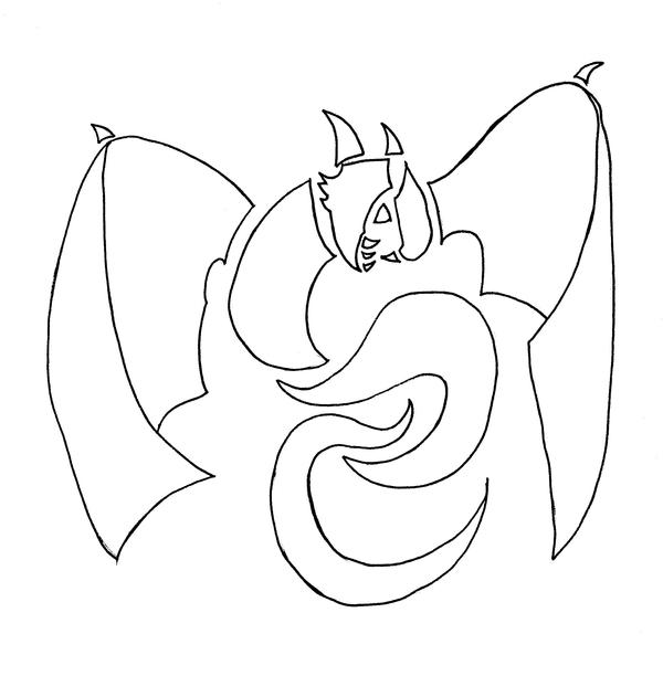 Wyvern Lineart By Kit The Rookie On Deviantart
