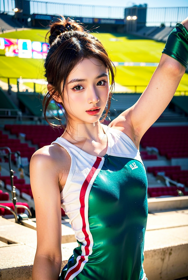 Beautiful Ai Girls High School Sports Collection 3 By Aiartshop On
