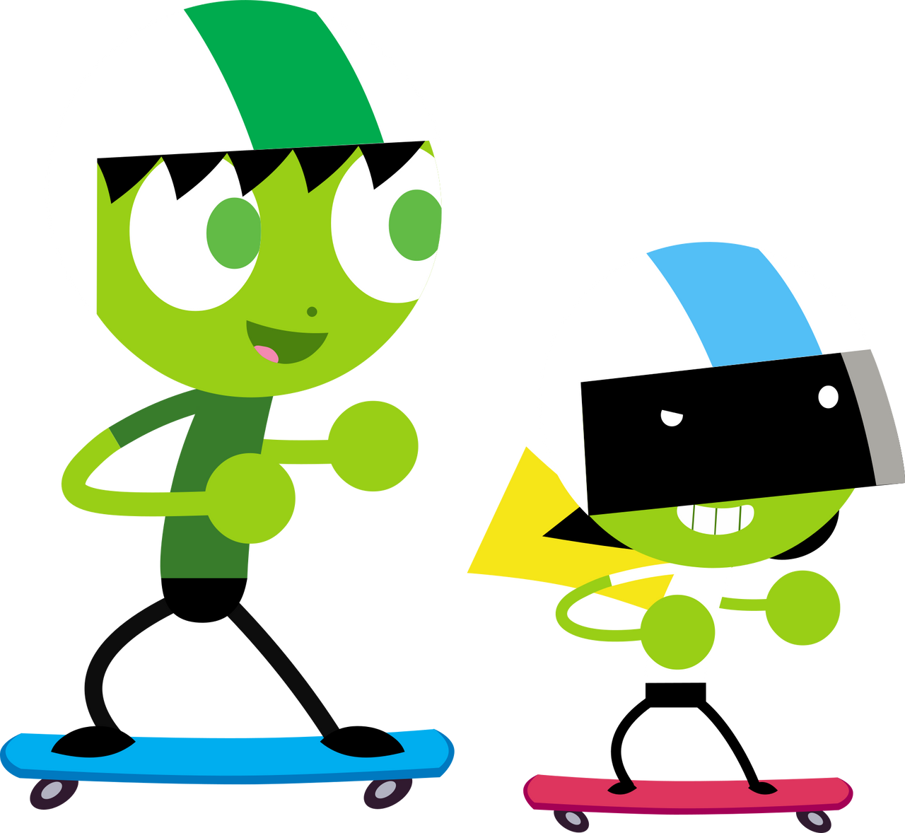 PBSK Digital Art - Brayden and Dee Skateboarding by MarcoMahone721 on ... PBSK Digital Art - Brayden and Dee Skateboarding by MarcoMahone721 on ...