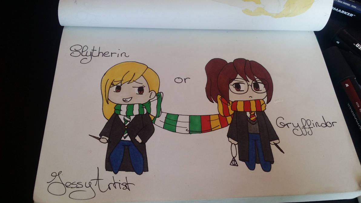 Slytherin Or Gryffindort For A Friend By Sansy95 On Deviantart