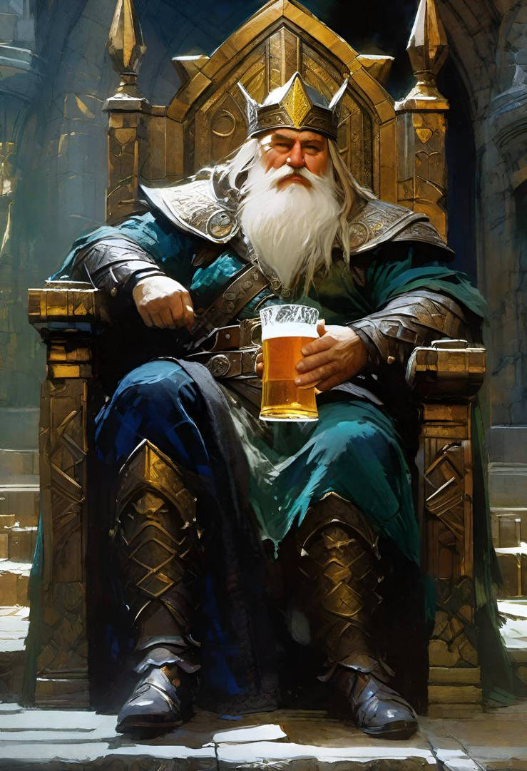 Dwarf King 0110 By Ionicai On Deviantart