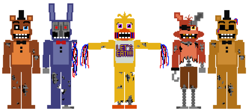 Fnaf 2 Withereds By Fnafdeviantart123 On Deviantart
