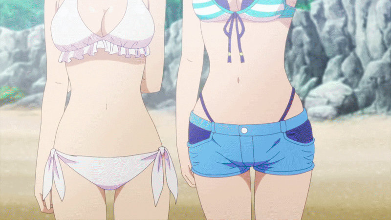 Saki And Nagisa In Bikinis 2 By Ftvs Cm45 On Deviantart