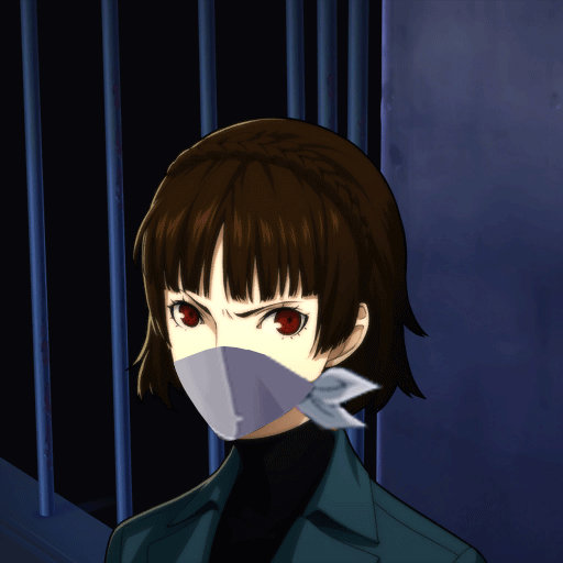 Makoto Niijima Gagged And Blinking By Kakizaki86 On Deviantart