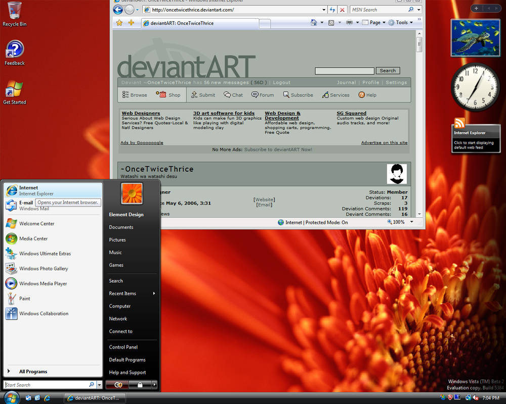 Windows Vista by OnceTwiceThrice on DeviantArt