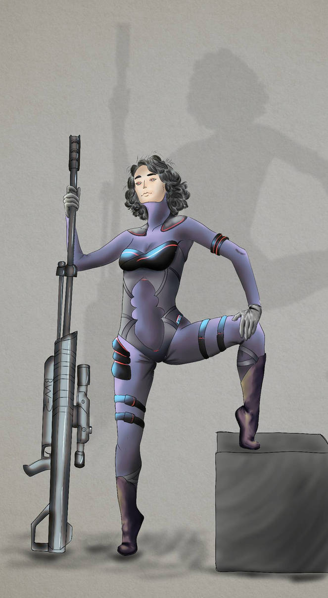 Girl With Gun By Cursed Chocobo On Deviantart