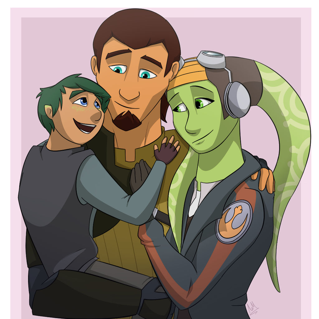 Day44kanan Hera And Jacen By Superherotiger On Deviantart
