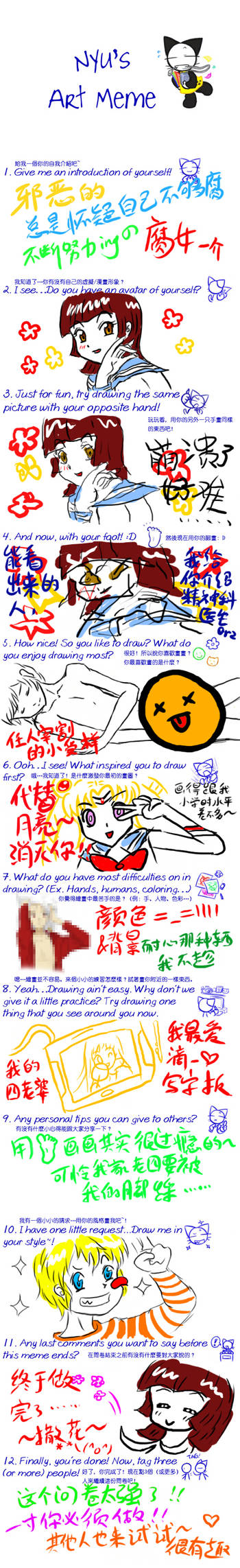 My art meme by bestmafia on DeviantArt