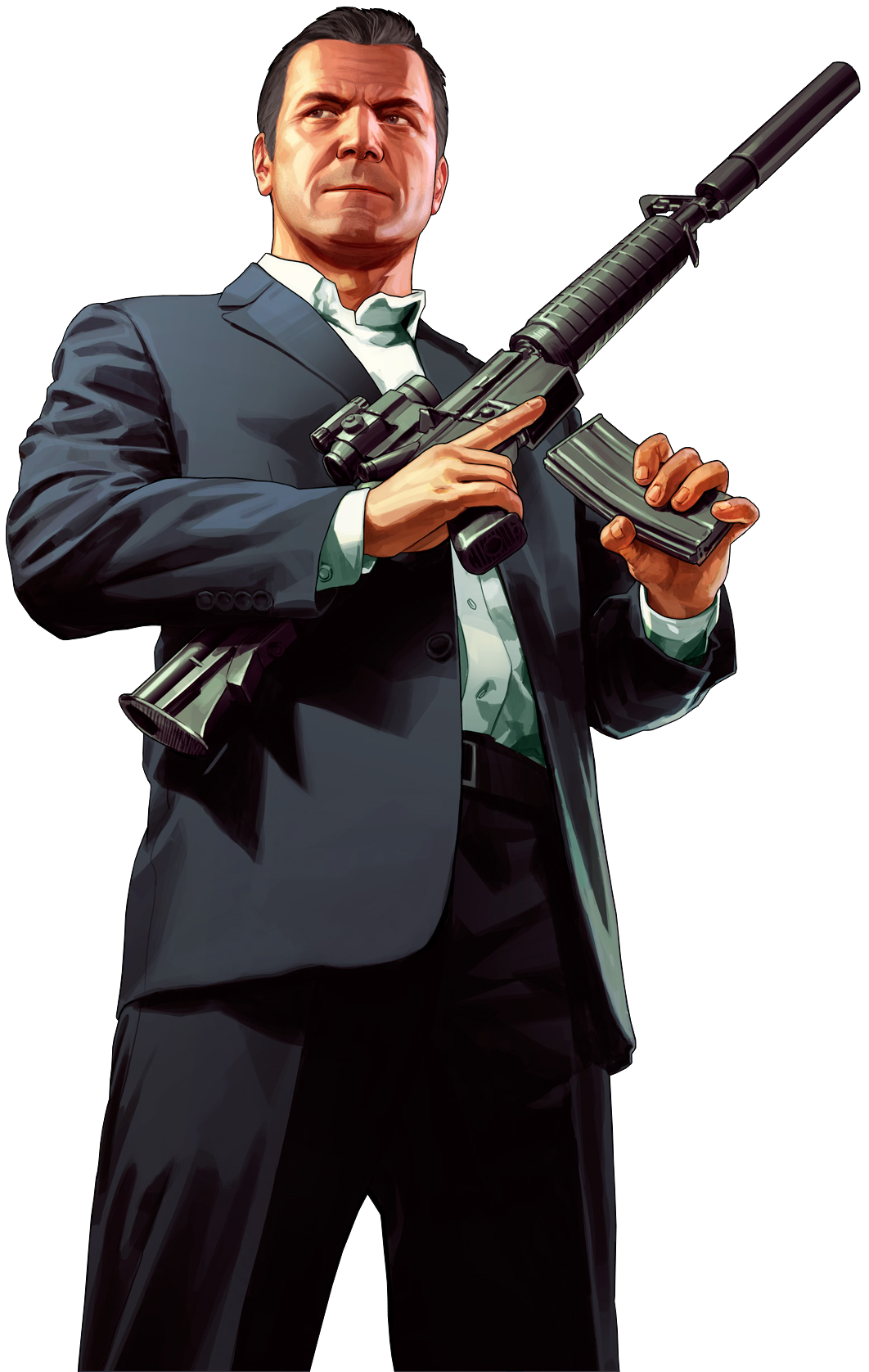 Gta V Gta 5 Michael De Santa 4 Png Vector By Baldknuckle On Deviantart