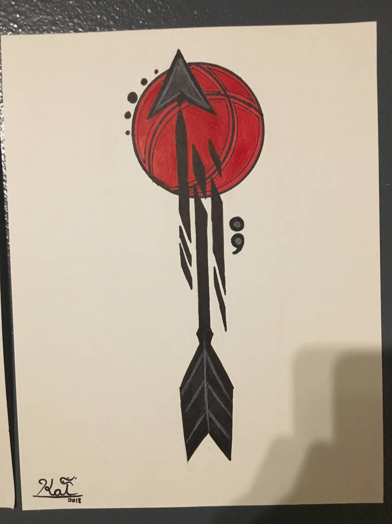 Arrowsemicolon Tattoo By Tortured Kitten On Deviantart