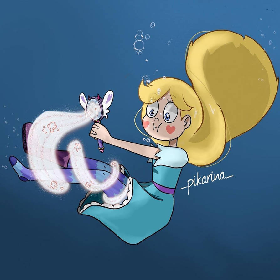 Star Butterfly Transforming Into A Mermaid By Crt2mtsu1 On Deviantart