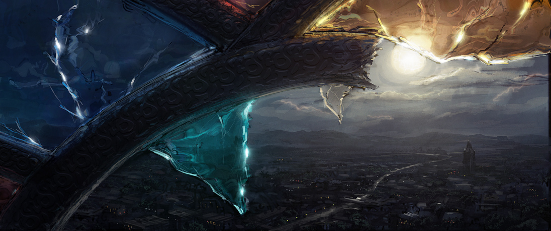 Speedpaint: City at Night by inetgrafx on DeviantArt