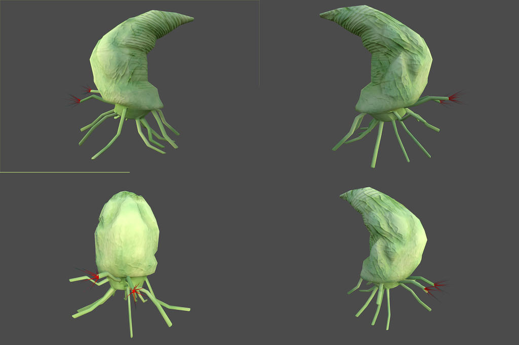 Flood Infection Form Low Poly By Nighttime Phoenix On Deviantart