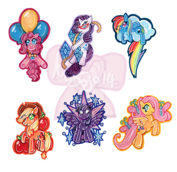 Mane Six Chibis by MamaJebbunFanart on DeviantArt Mane Six Chibis by MamaJebbunFanart on DeviantArt