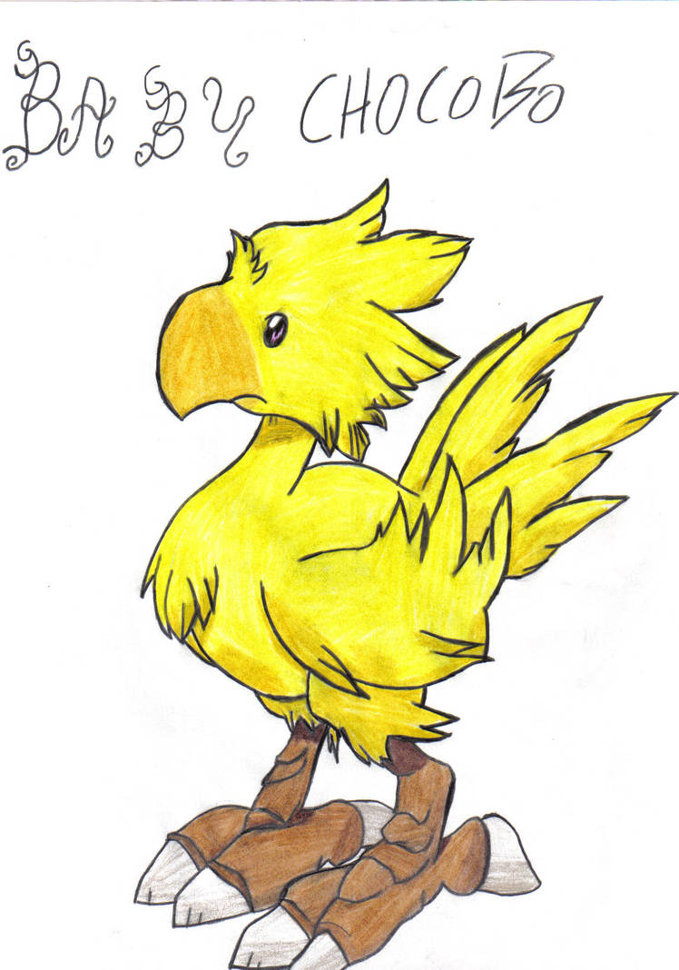 Baby Chocobo by DraconSteel on DeviantArt