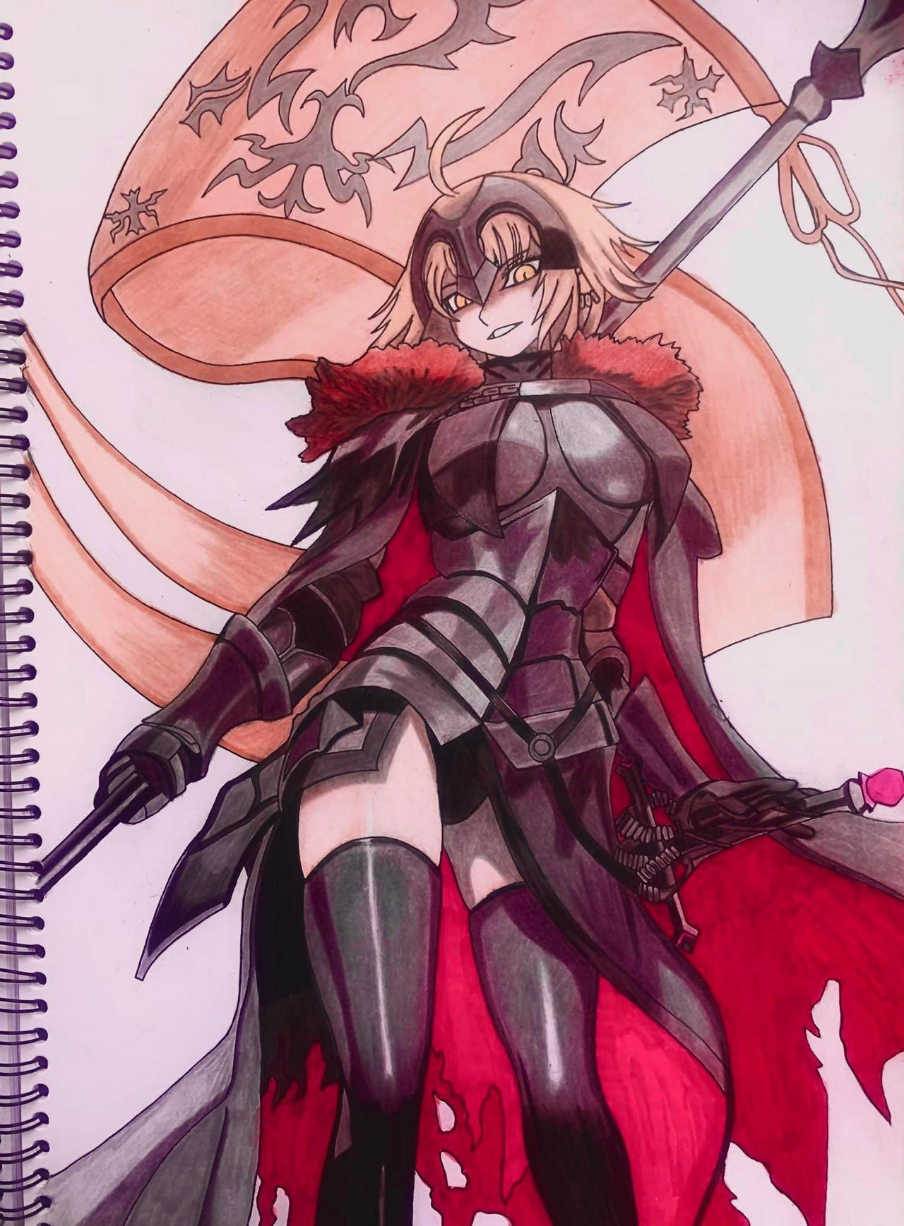 Jeanne d'Arc Alter : fate grand order ( fan art ) by 999pano999 on ... Jeanne d'Arc Alter : fate grand order ( fan art ) by 999pano999 on ...