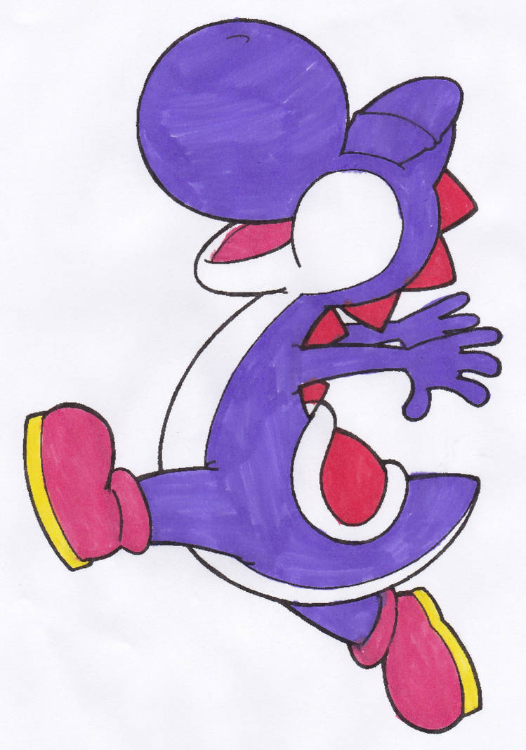 Violet Yoshi By Kimaoof77 On Deviantart